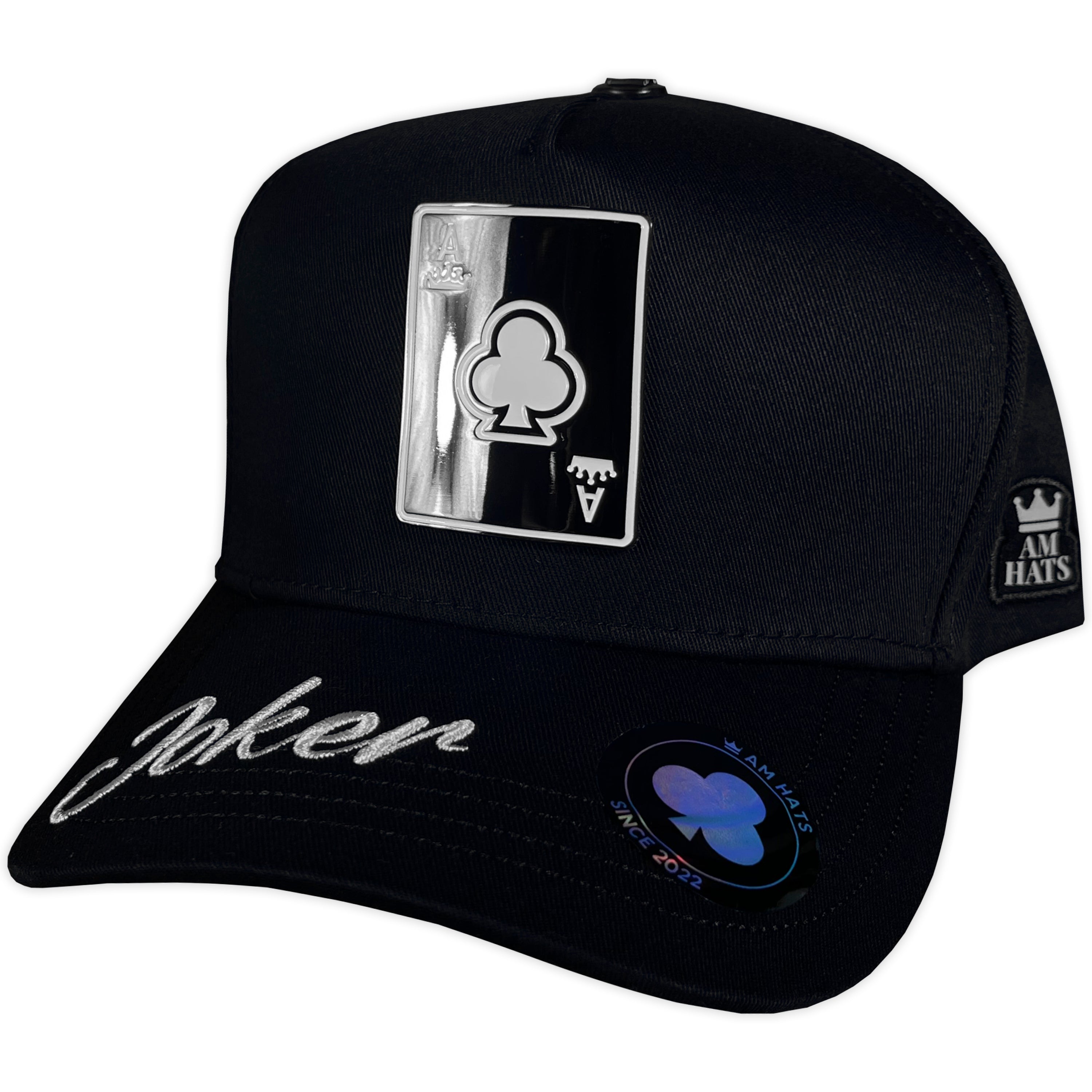 Gorra AM HATS CARTA JOKER CURVA BLACK – 1Iron Trendy