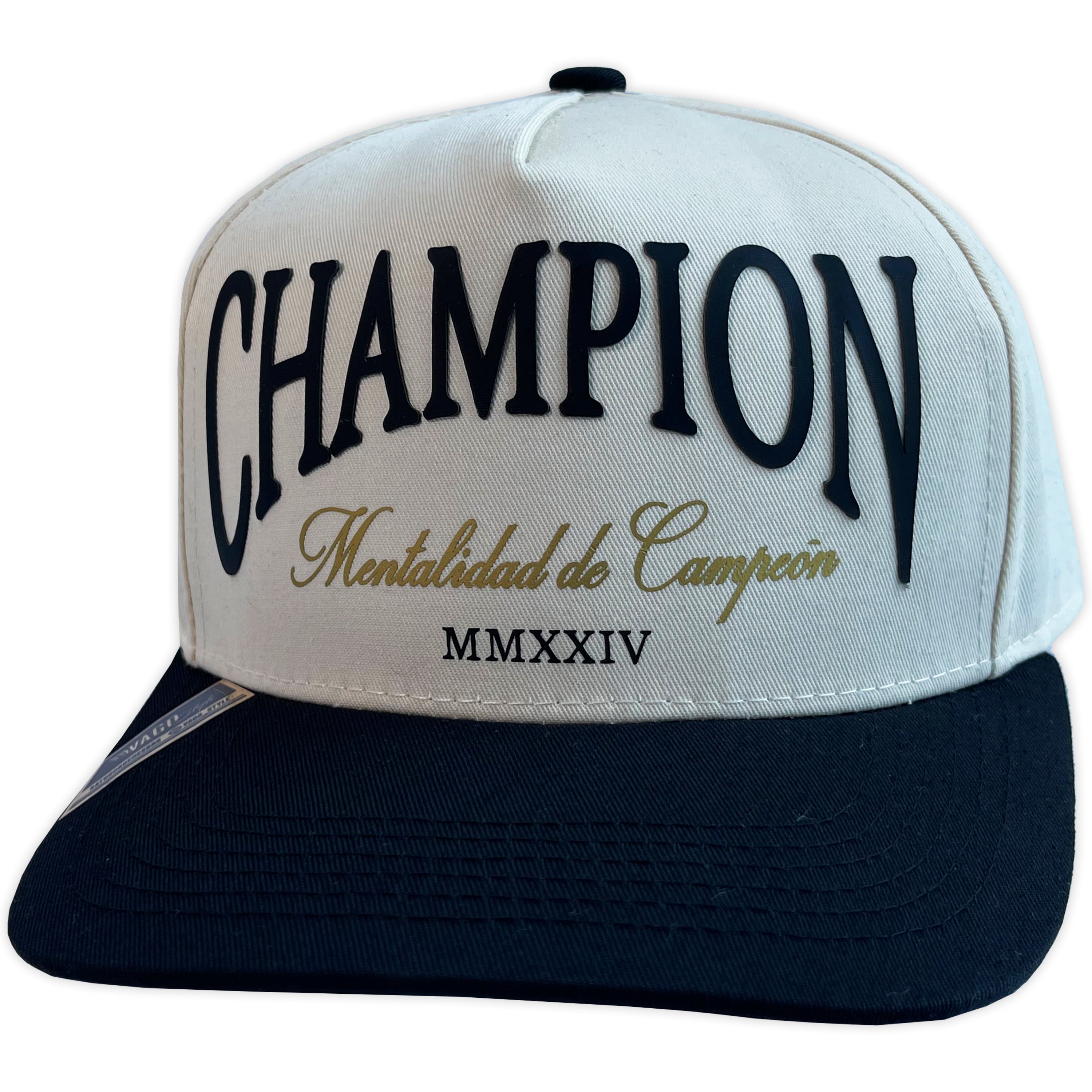 Gorra Vago Style CHAMPION CURVA BEIGE Y BLACK – 1Iron Trendy