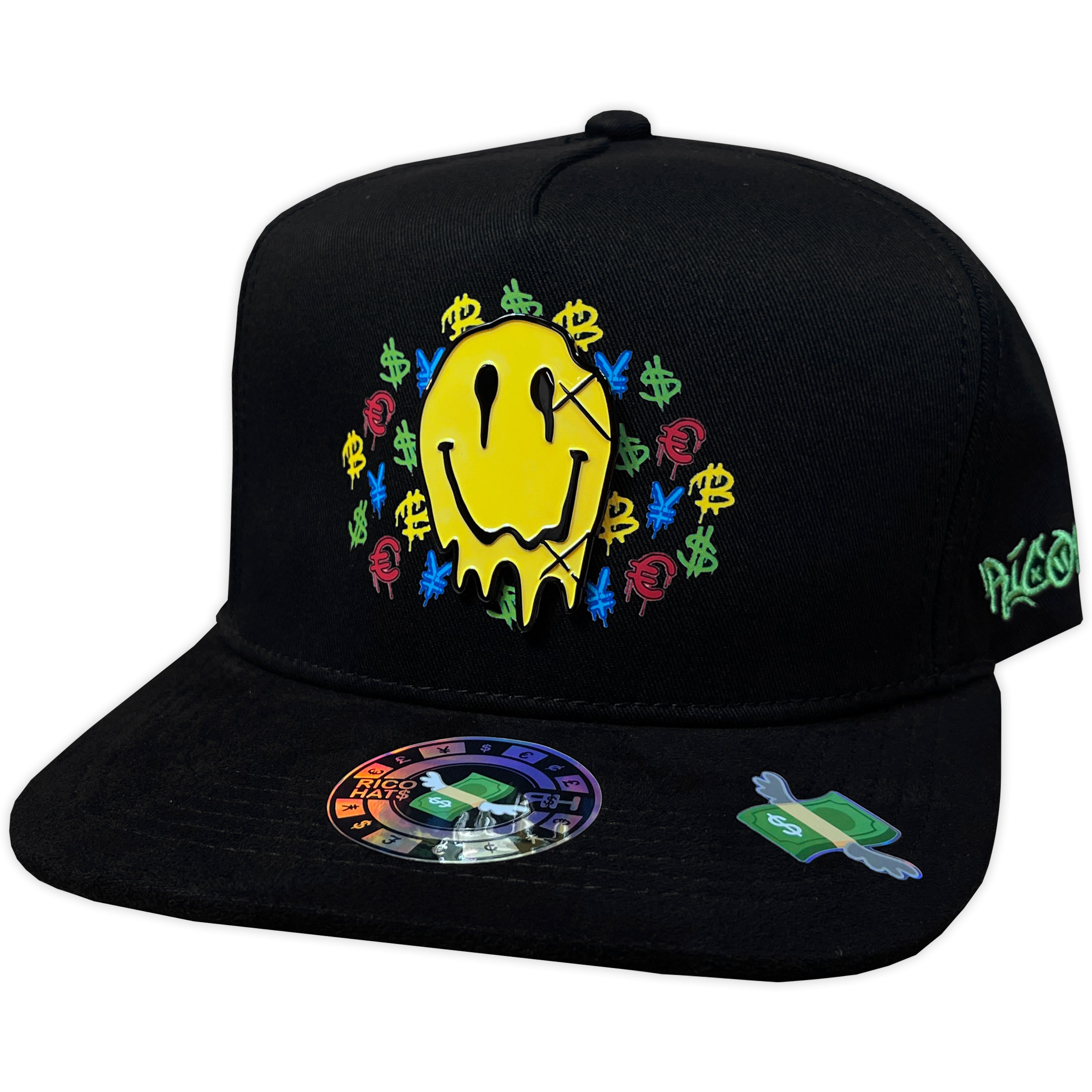 RICO HATS HAPPY FACE PLANA BLACK – 1Iron Trendy